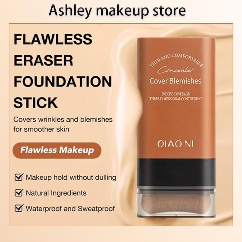 Eraser foundation | matte Eraser Foundation Cream Stick 20g With Brush ...