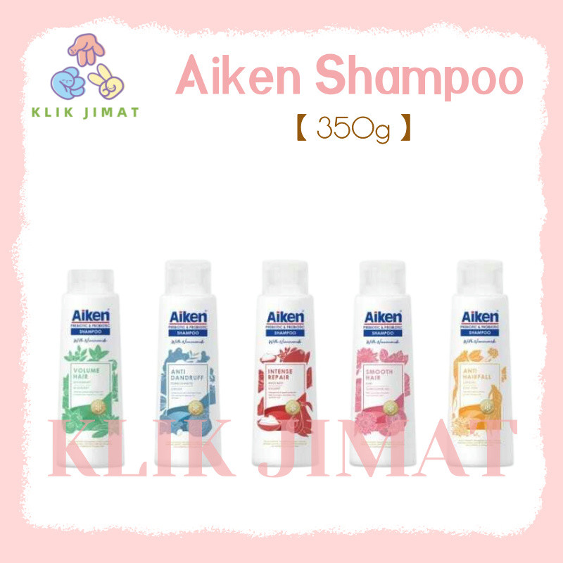 Aiken Shampoo Prebiotic & Probiotic -350g [Anti Dandruff / Anti ...