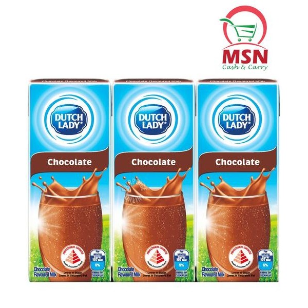Dutch Lady Pure Farm Uht Flavoured Milk Chocolate | Shopee Malaysia