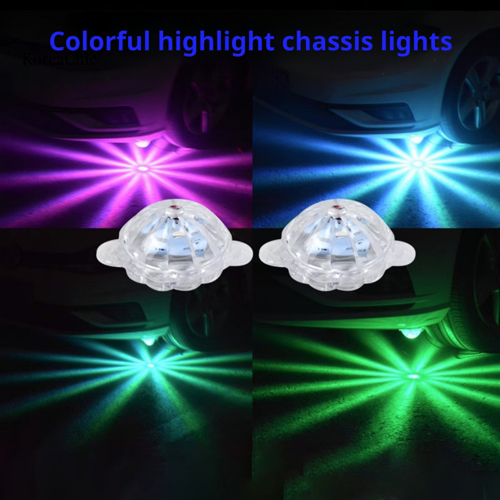 Anti-short Circuit Lights 12v Waterproof Multicolor Led Rock Light Kit ...
