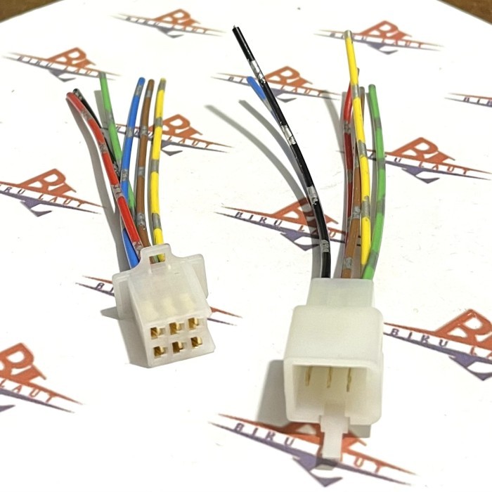 6 Pin Motor Socket + Cable (Female + Male) | Shopee Malaysia