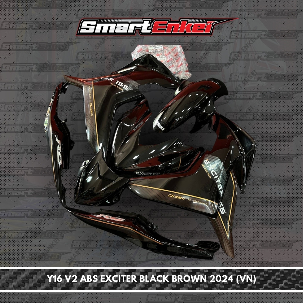 ORIGINAL- Y16 V2 ABS EXCITER BLACK BROWN 2024 ORIGINAL VIETNAM | Shopee ...