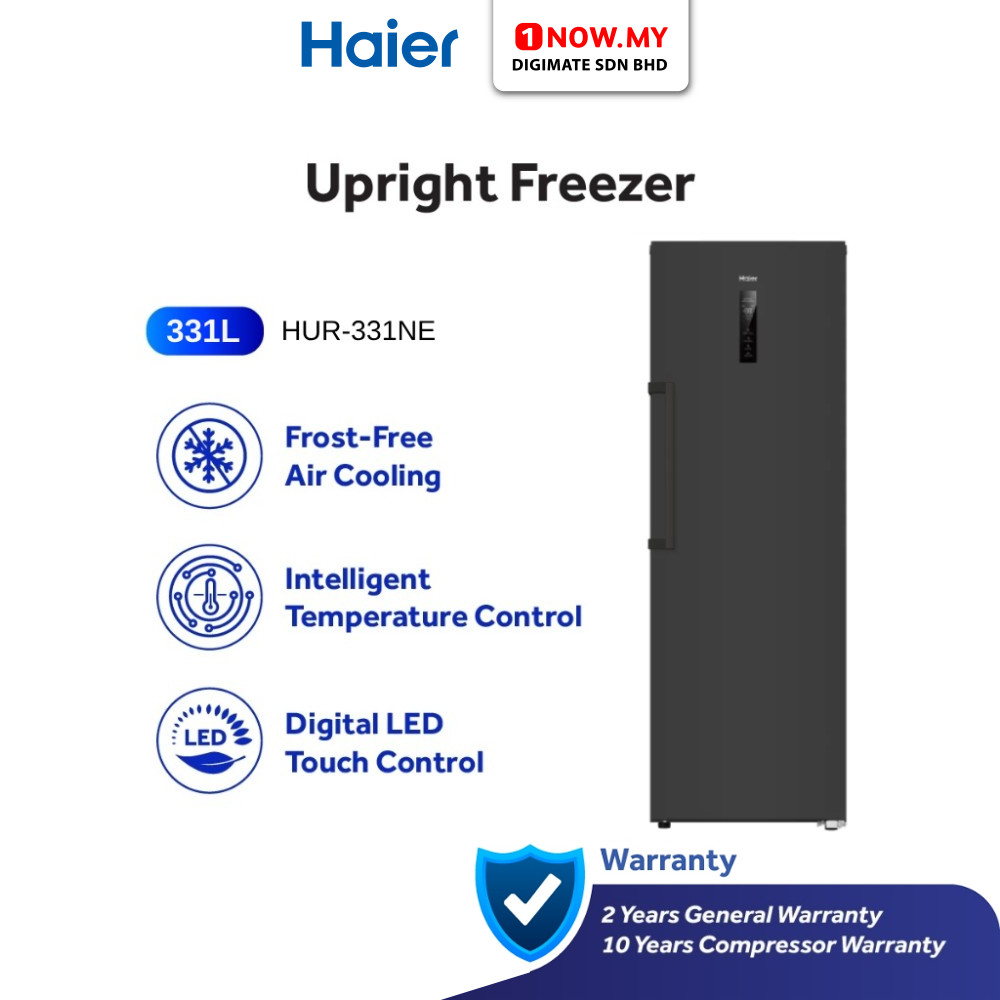 HAIER 331L Convertible Upright Freezer Fridge HUR-331NE | Frost Free ...