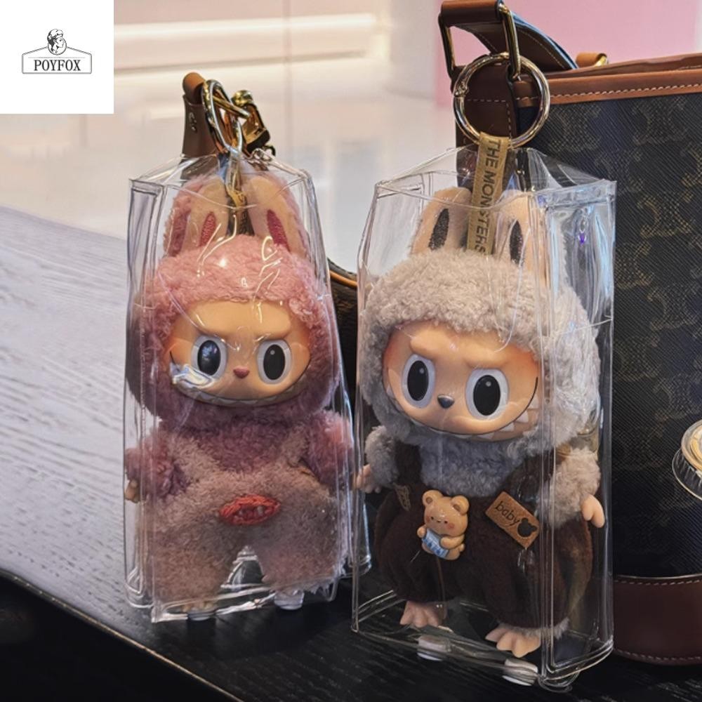POYFOX labubu protective 2pcs Labubu Time Doll Outgoing Bag, Dustproof ...