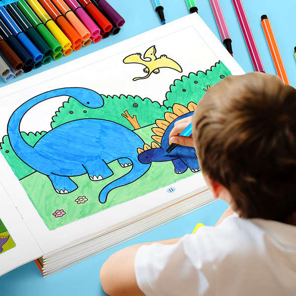 coloring book colouring book for kid Buku lukisan pen cat air kanak ...