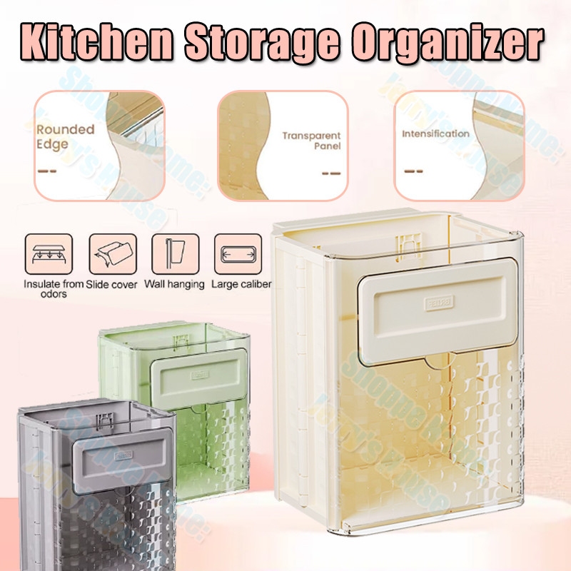 🔥READY STOCK🔥Foldable Dustbin Door Hanging Folding Trash Bin Kitchen ...