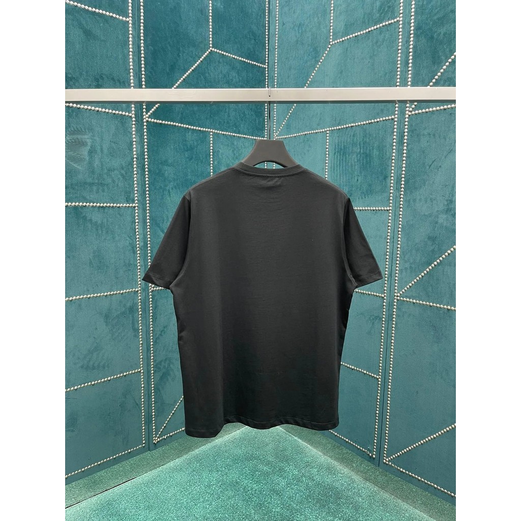 LOEWE LOEWE Colorful Letter logo Embroidered Short-Sleeved T-Shirt Men ...