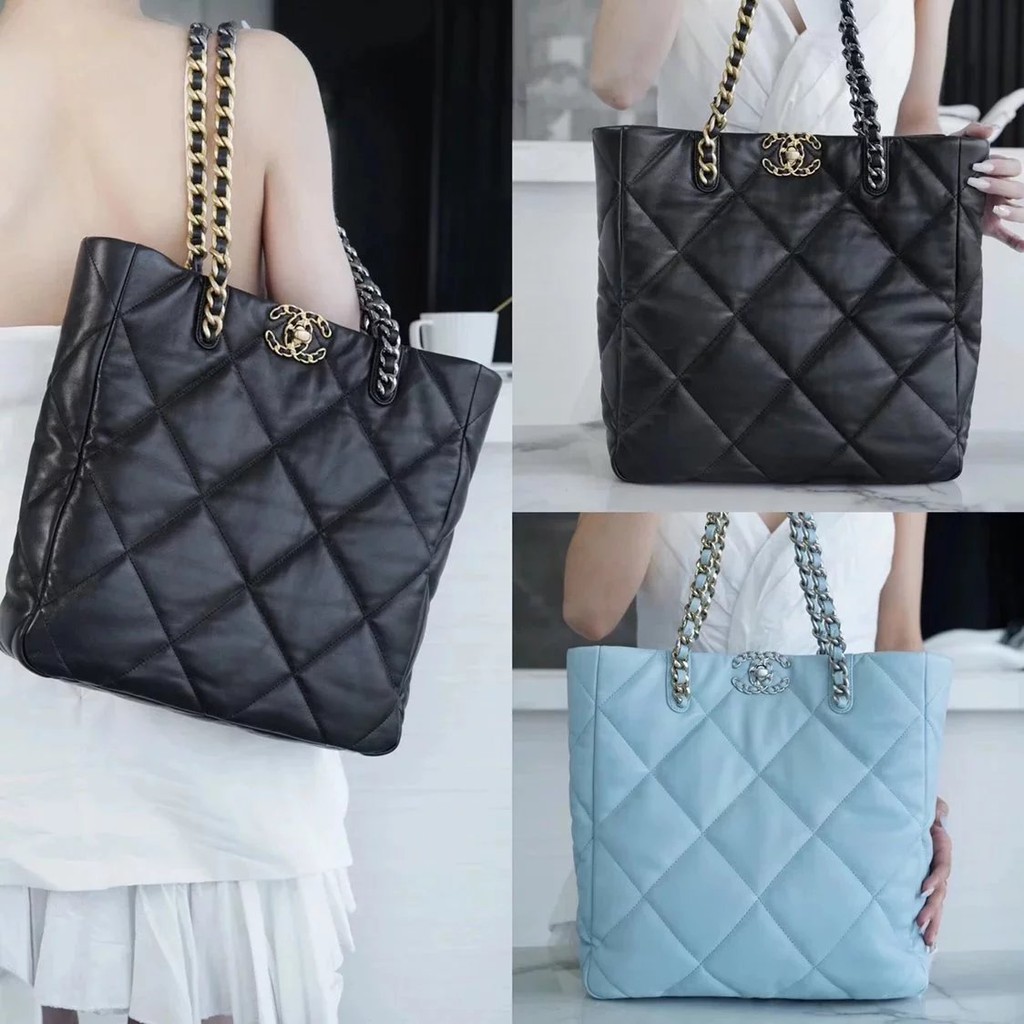 CHANEL CHANEL 2022 Autumn Winter CHANEL New Style 19 Handbag Tote Bag ...