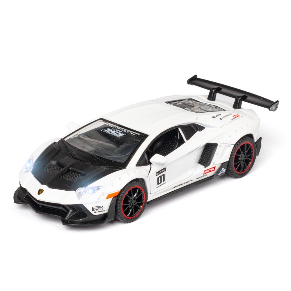 Simulation 1 to 32 Lambo LP770-4 track version alloy sports car model ...