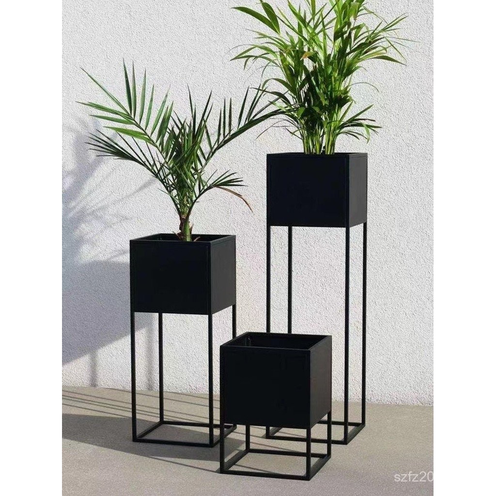 Kotak Bunga Ruang Tamu Pasu Tanaman Berdiri di lantai Pintu Masuk Pasu ...