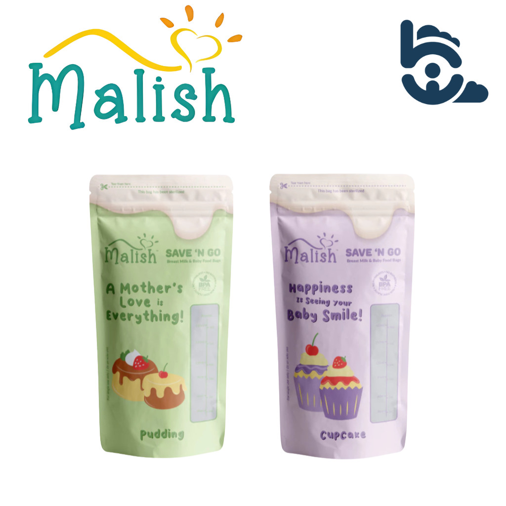 Malish Breastmilk Storage Bag (6oz x 30's) | Shopee Malaysia