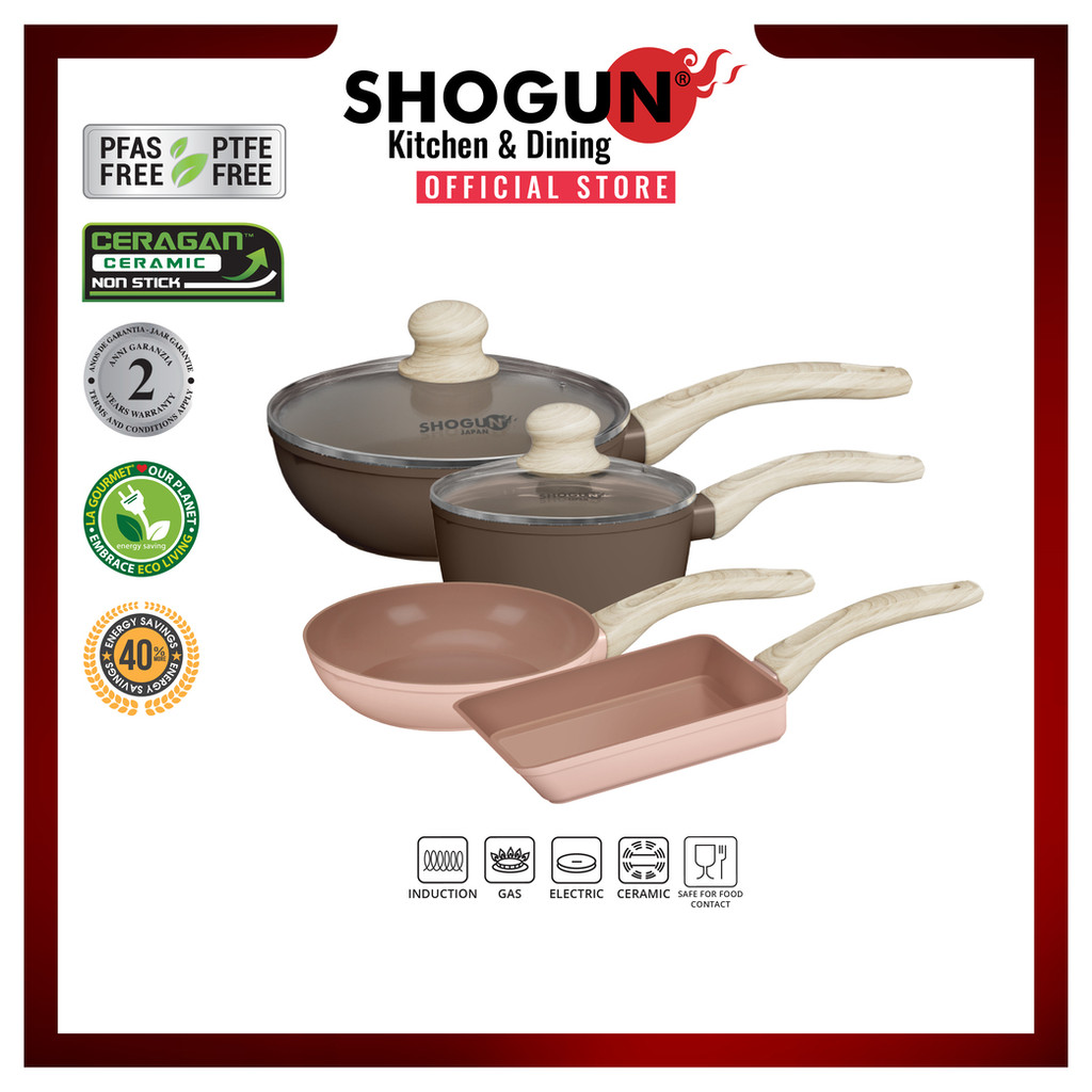 Shogun Mini 2 Ceragan Ceramic Induction - Mocha (Assorted) | Shopee ...