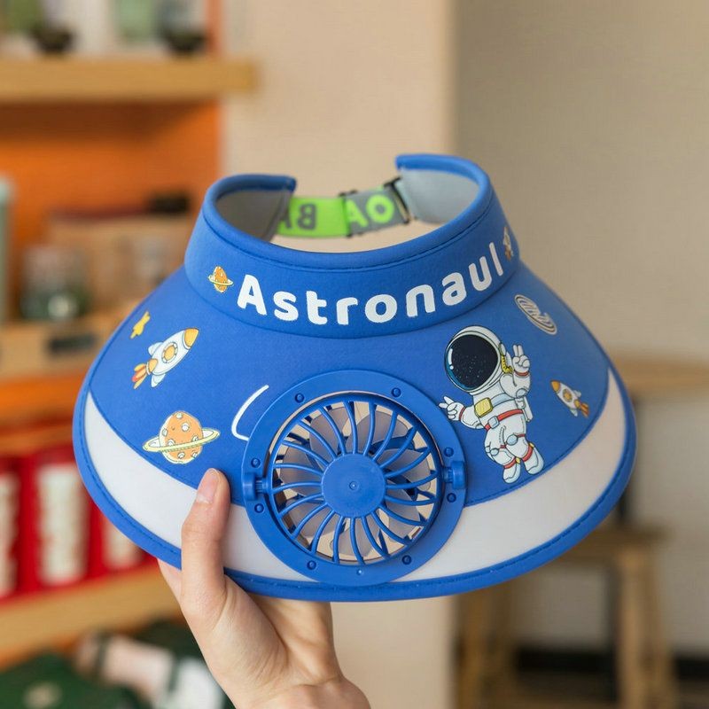 Fan Hat Children Sunscreen Boy Baby Ultraviolet Girls Sun Hat Empty Top ...