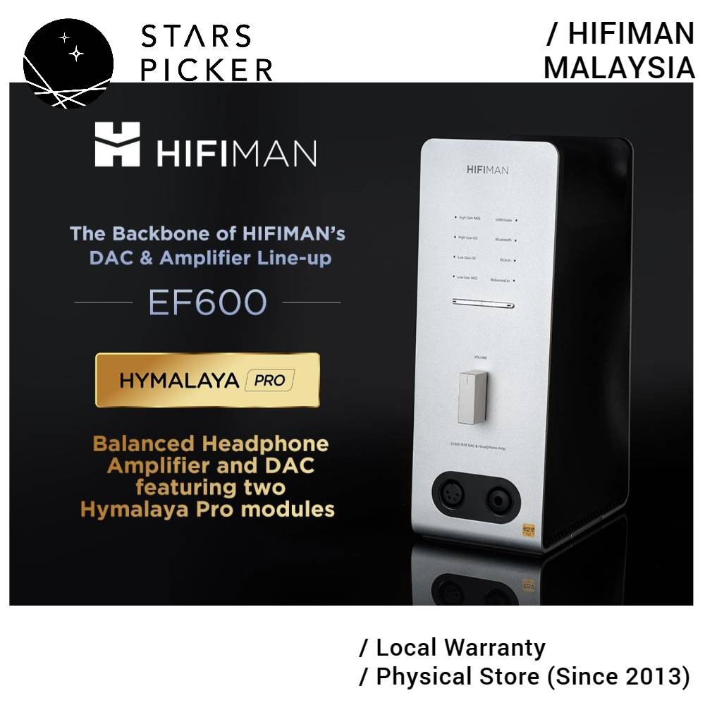 Hifiman EF600 Balanced Headphone Amplifier and DAC featuring Two ...