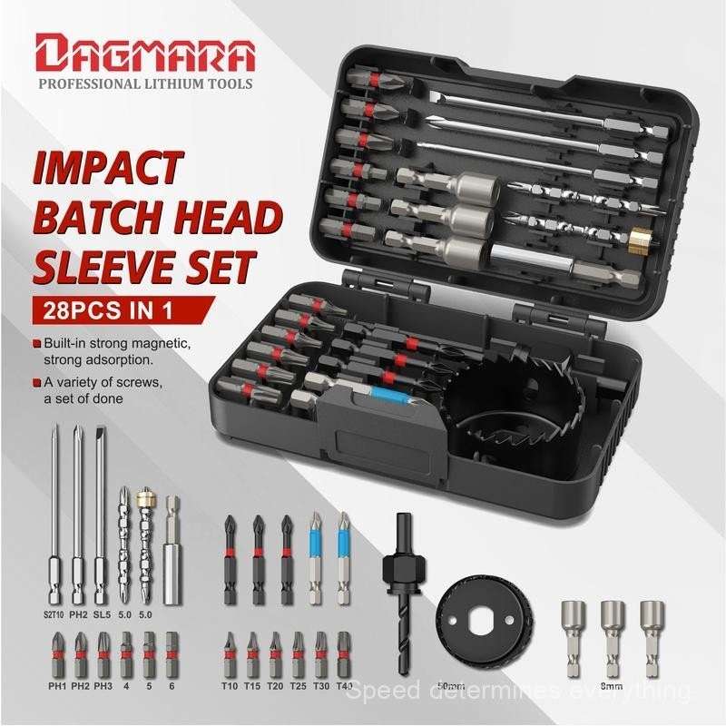 DAGMARRA Drill Bit Set 28pcs in 1 Screwdriver Bit Set | Shopee Malaysia