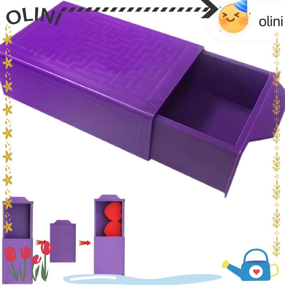 OLINI Magic Box, Magic Purple Mystery Magic Disappearing Box, Cool ...