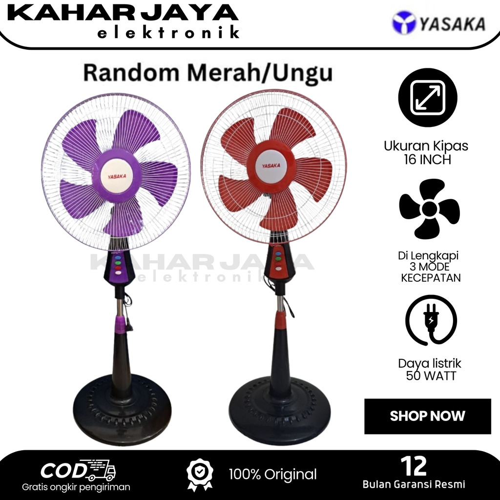 Yasaka 16 Inch STANDING Stand Fan | Shopee Malaysia