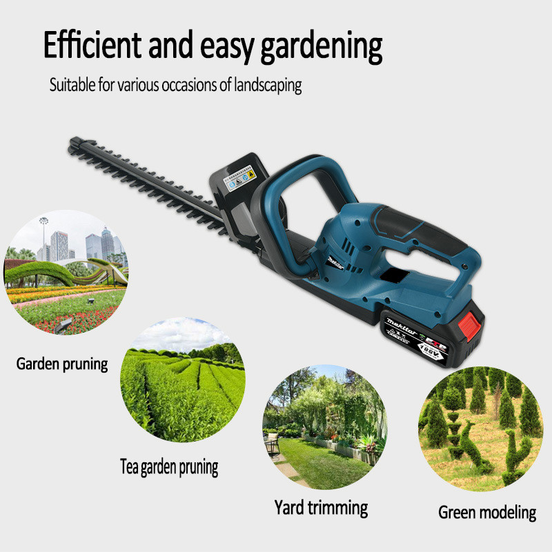 Hedge Trimmer Mesin Trim Pokok Bunga Tree Trimmer cordless Hedge ...