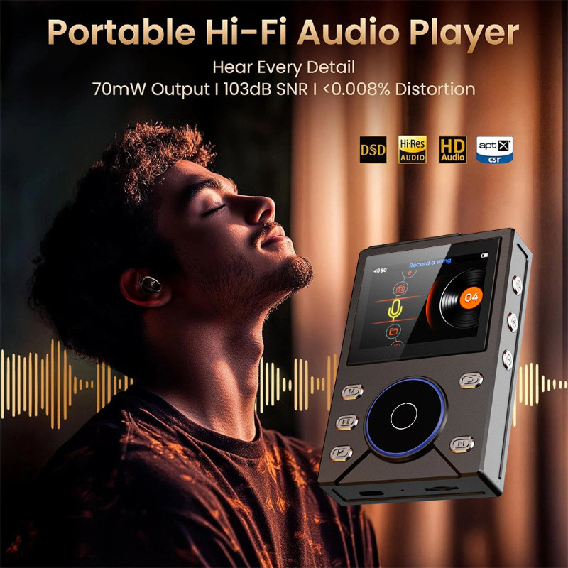 2025 New HIFI Music Player Lossless Music DSD256 Mastering Grade Sound ...