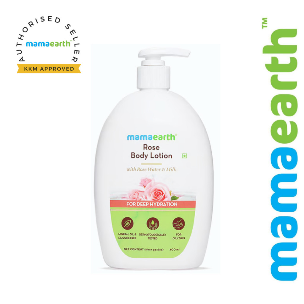 Mamaearth Rose Body Lotion with Rose Water and Milk For Deep Hydration ...