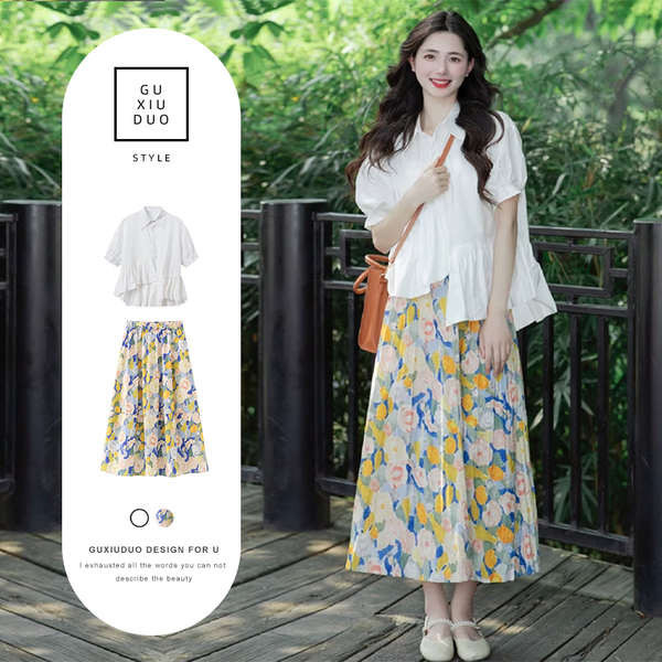 baju set wanita viral set blouse dan skirt pleated baju set seluar ...