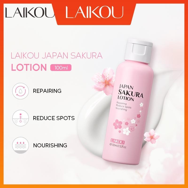 LAIKOU Japan Sakura Face Lotion Anti-aging Reduce Spots Nourishing ...