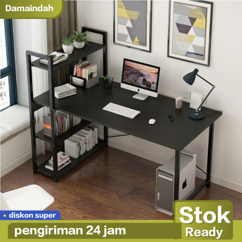 KAYU Damaindah Wooden Study Table Chair Set/Computer Table/Laptop Table ...