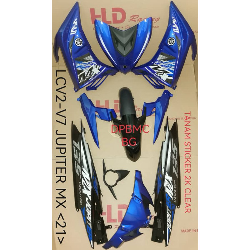Coverset Cover Set Tanam (HLD Racing) Yamaha Lc135 V2 V3 V4 V5 V6 V7 ...