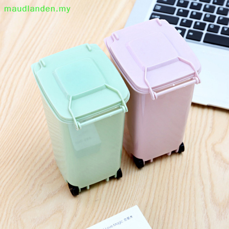 maudlanden Mini Desktop Cat Litter Trash Small Tabletop Trashbox Desk ...