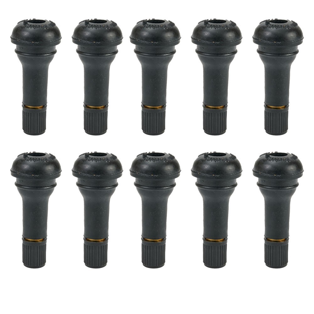 [7/22 HEAVEN-MY brand new] 10Pcs TR413 Snap In Type Rubber Valve Tool SET Tubeless Tyre Valves ...