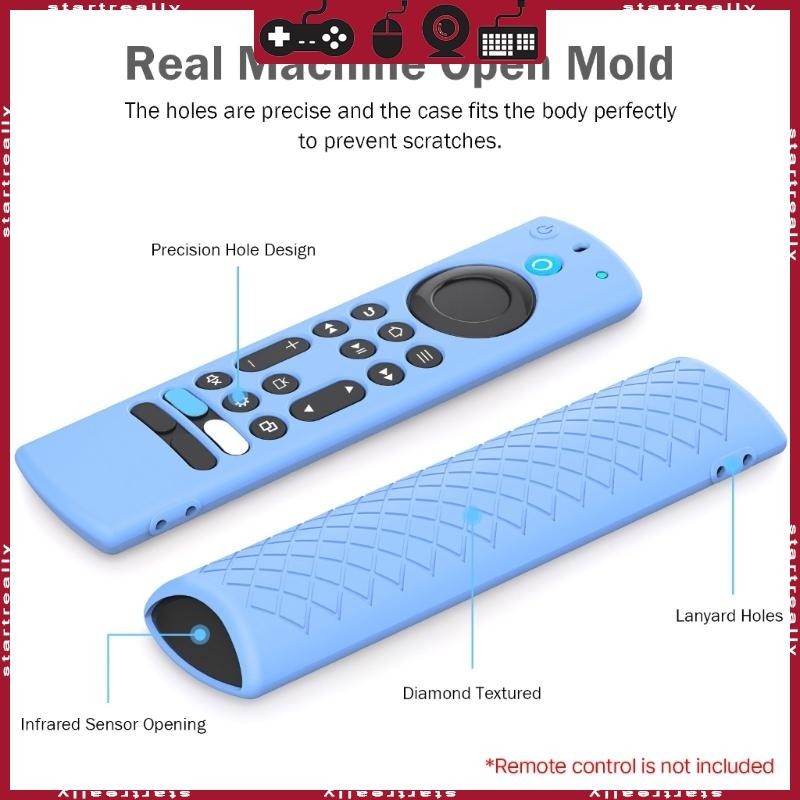 STA Remote Control Silicone Case Reliable Sleeve for Fire TV Stick 4K ...