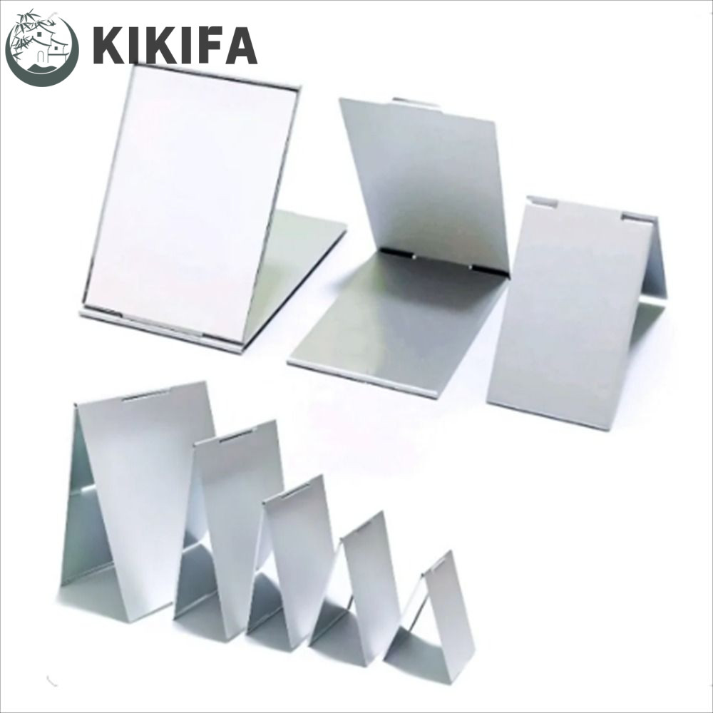 KIKIFA Makeup Mirrors, Aluminum Foldable Folding Mirror, Small Mirror ...