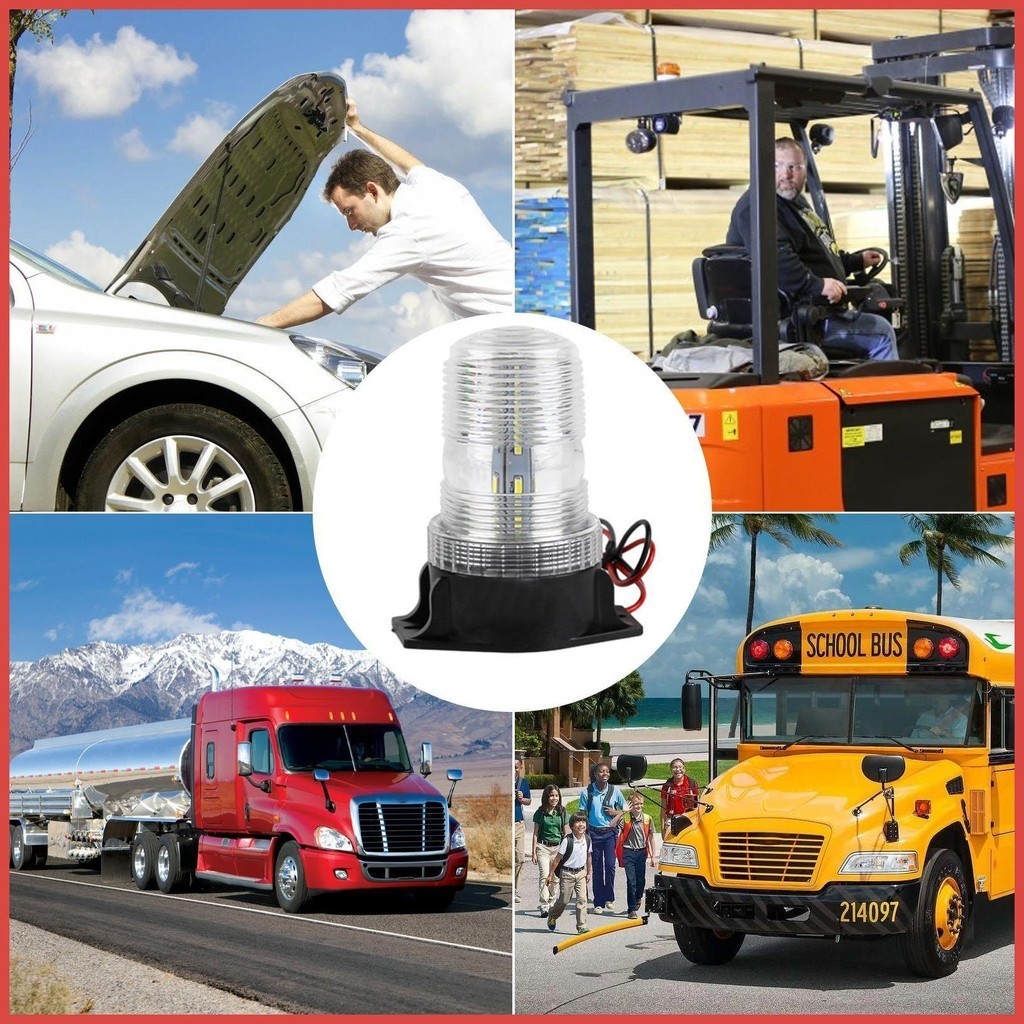 LED Strobe Lights For Trucks Emergencies Warning Flashing Safety Strobe ...