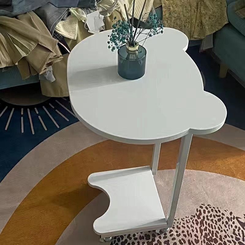 Creative c-shaped panda side table removable small coffee table side ...