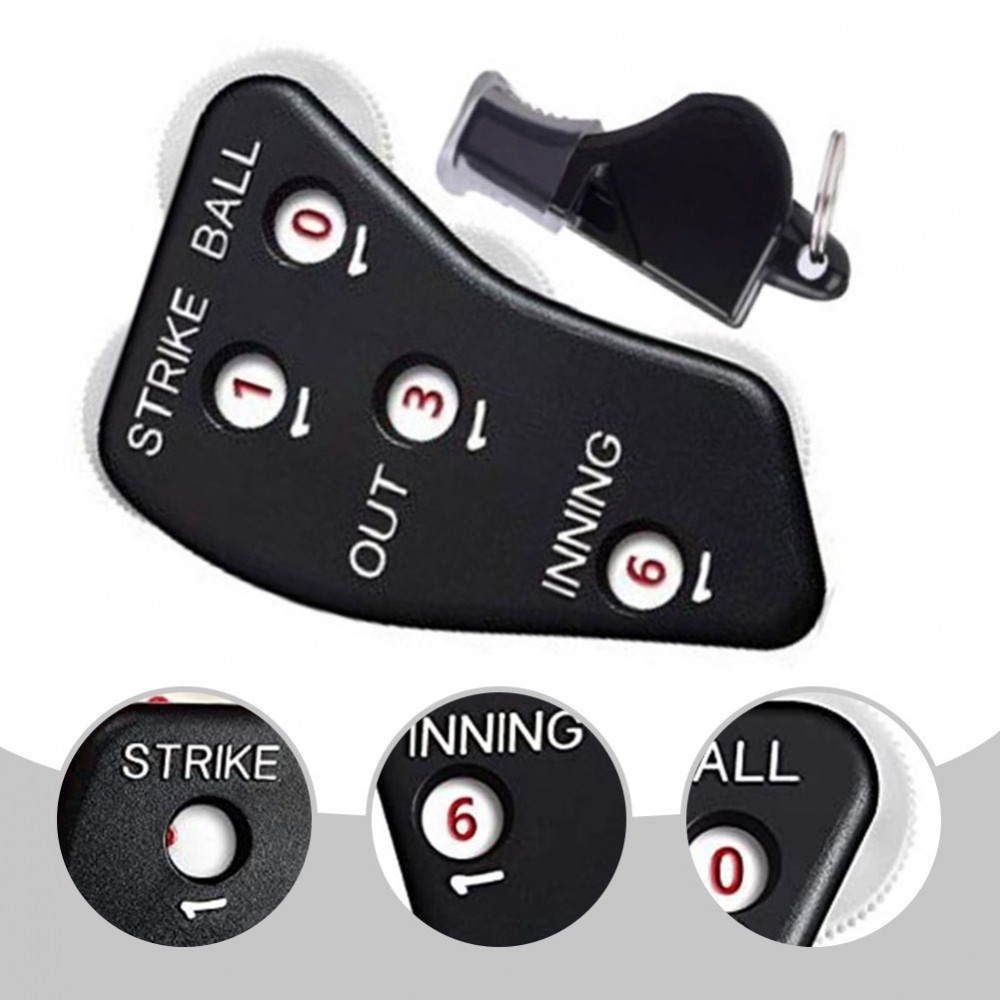 4 Wheel Baseball Umpire Indicator Umpire Clicker Strike Clicker for ...