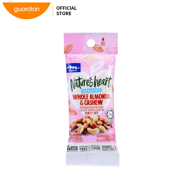Meadows Nature's Heart Almond & Cashew Nuts 40G | Shopee Malaysia