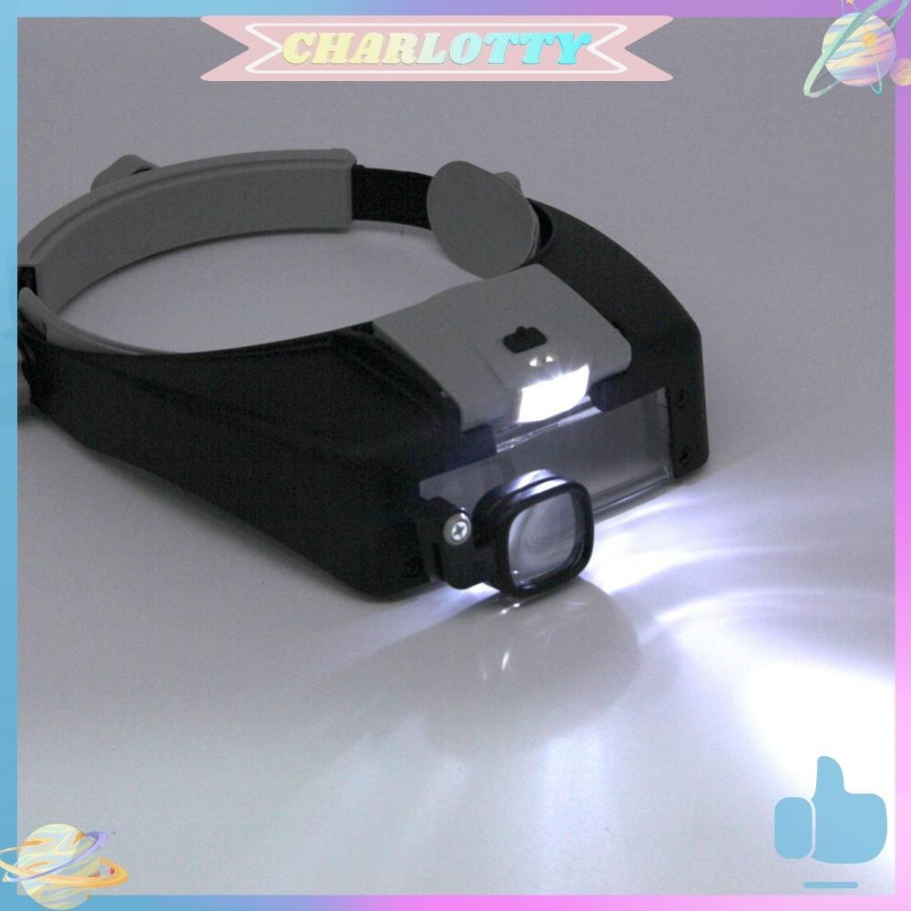 CHA S# Head Magnifying Glass Adjustable Headband Wearable Magnifier for ...