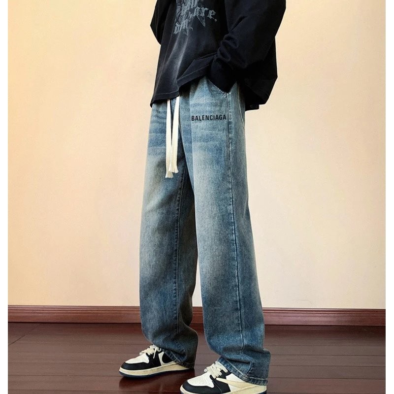 2024 New Style Paris BLCG New Style Straight Jeans | Shopee Malaysia