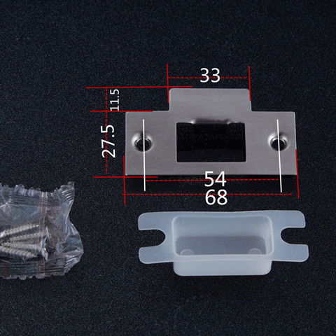 Door Frame Lock Piece Stainless Steel Door Lock Side Piece Double ...