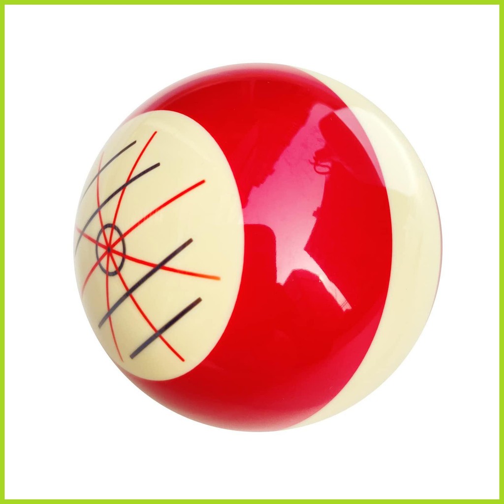 Red-White Pool Ball Pool Ball with Batting Marked Table Training ...