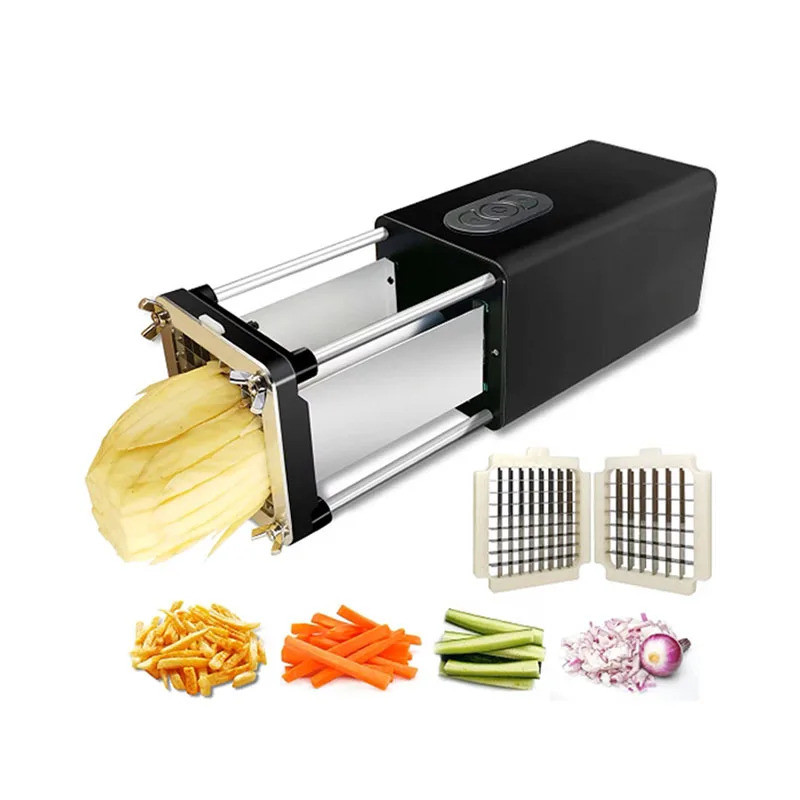 Electric Potato Chips Cutter French Fries Vegetable Cutting Machine ...