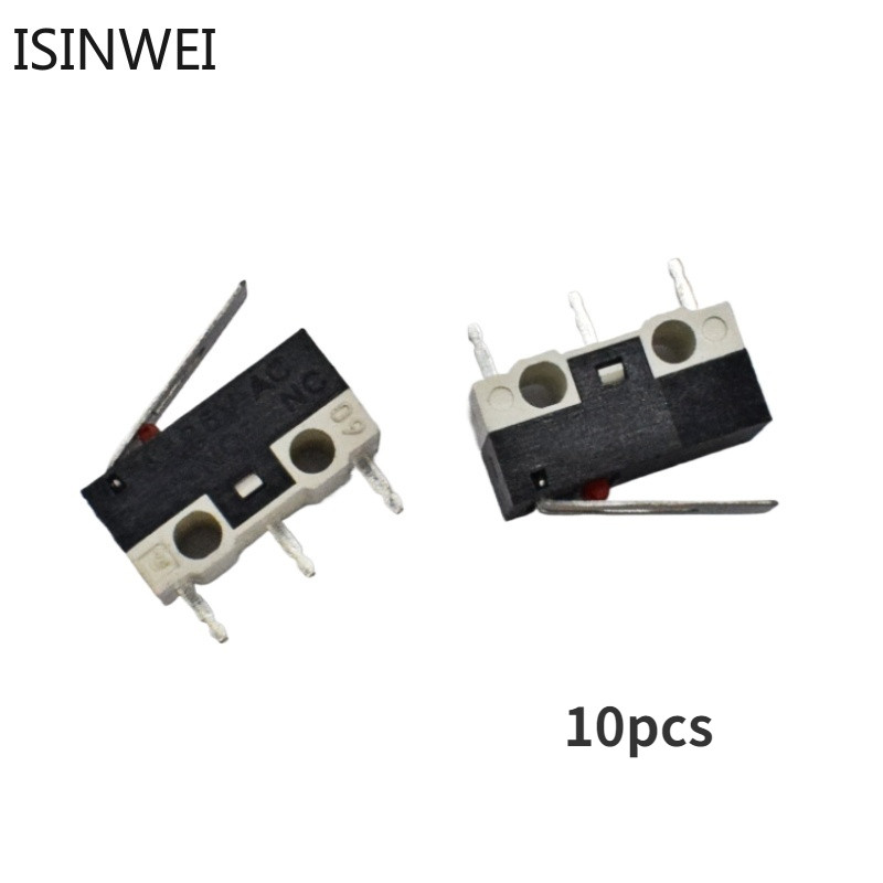 10pcs Limit Switch Push Button Switch 1A 125V AC Mouse Switch 3Pins Micro Switch | Shopee Malaysia