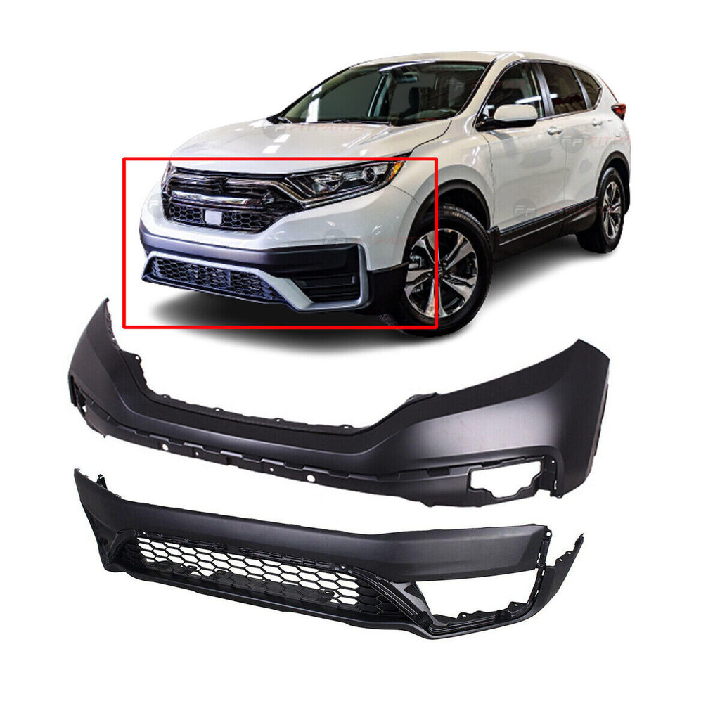 high quality new replacement front bumper cover kit front upper lower ...