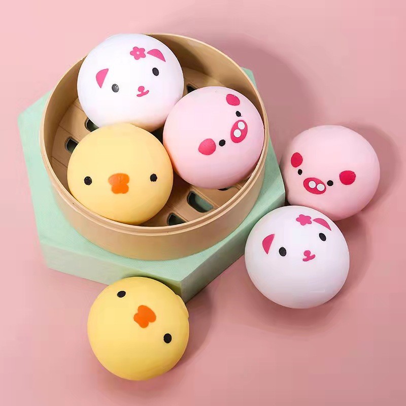 Fake Buns Moni Squishy Doll Squeezed Chicks Piglets Squeeze Fun Soft ...