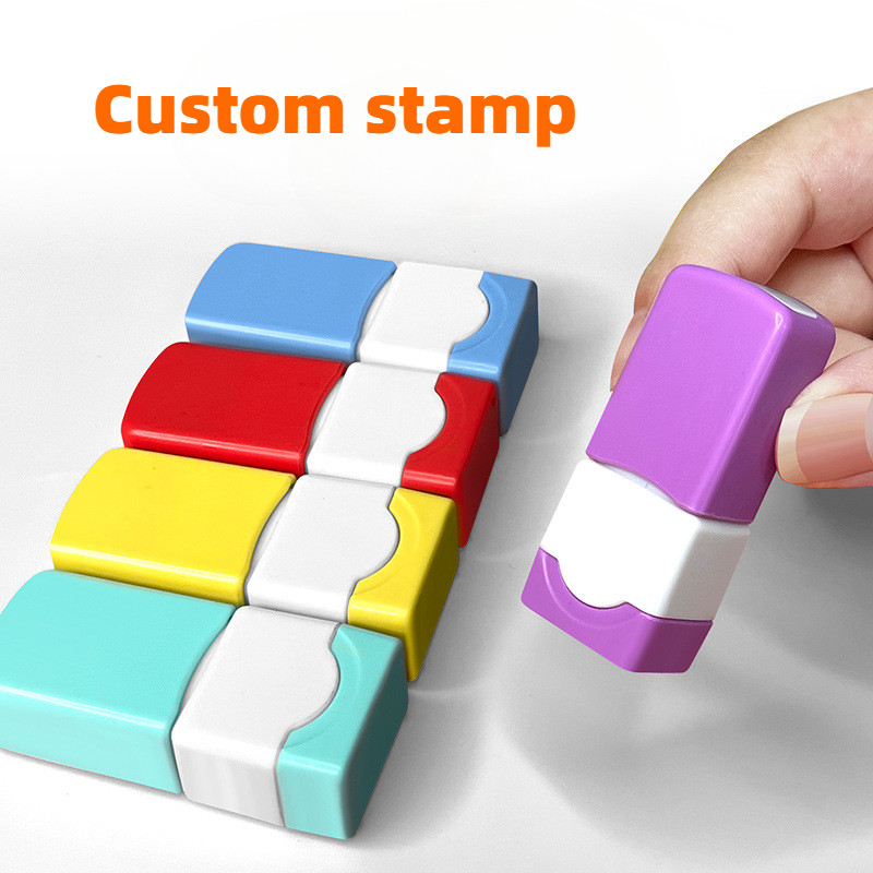 Custom Stamp Mini Size Signature Stamp Portable waterproof fabric seal ...