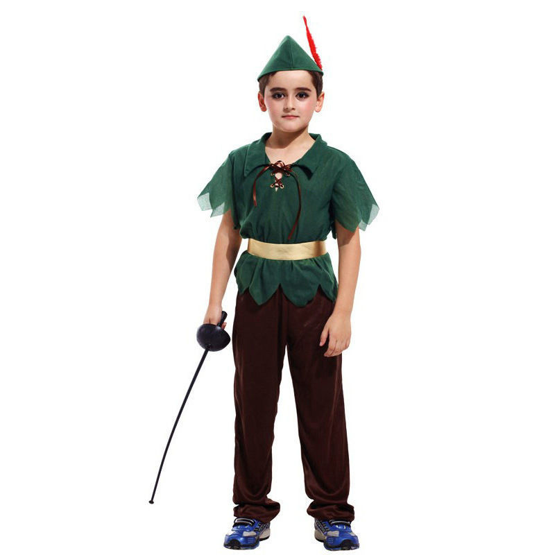 Halloween Costume Children Prom Show Peter Peter Peter Pan cosplay ...