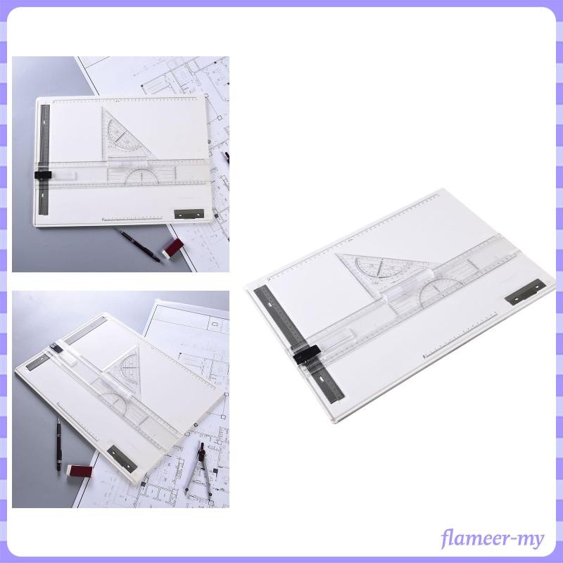 [FlameerMY] Drafting Table A3 Adjustable Sliding Ruler Drawing Table ...