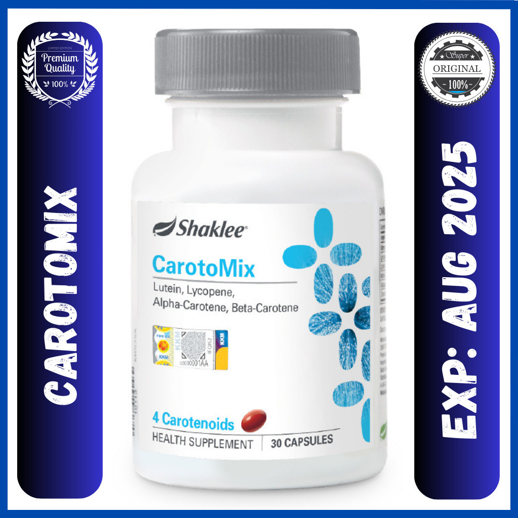 100% ORIGINAL SHAKLEE - CarotoMix New CarotoMax 30 Capsules | Shopee ...