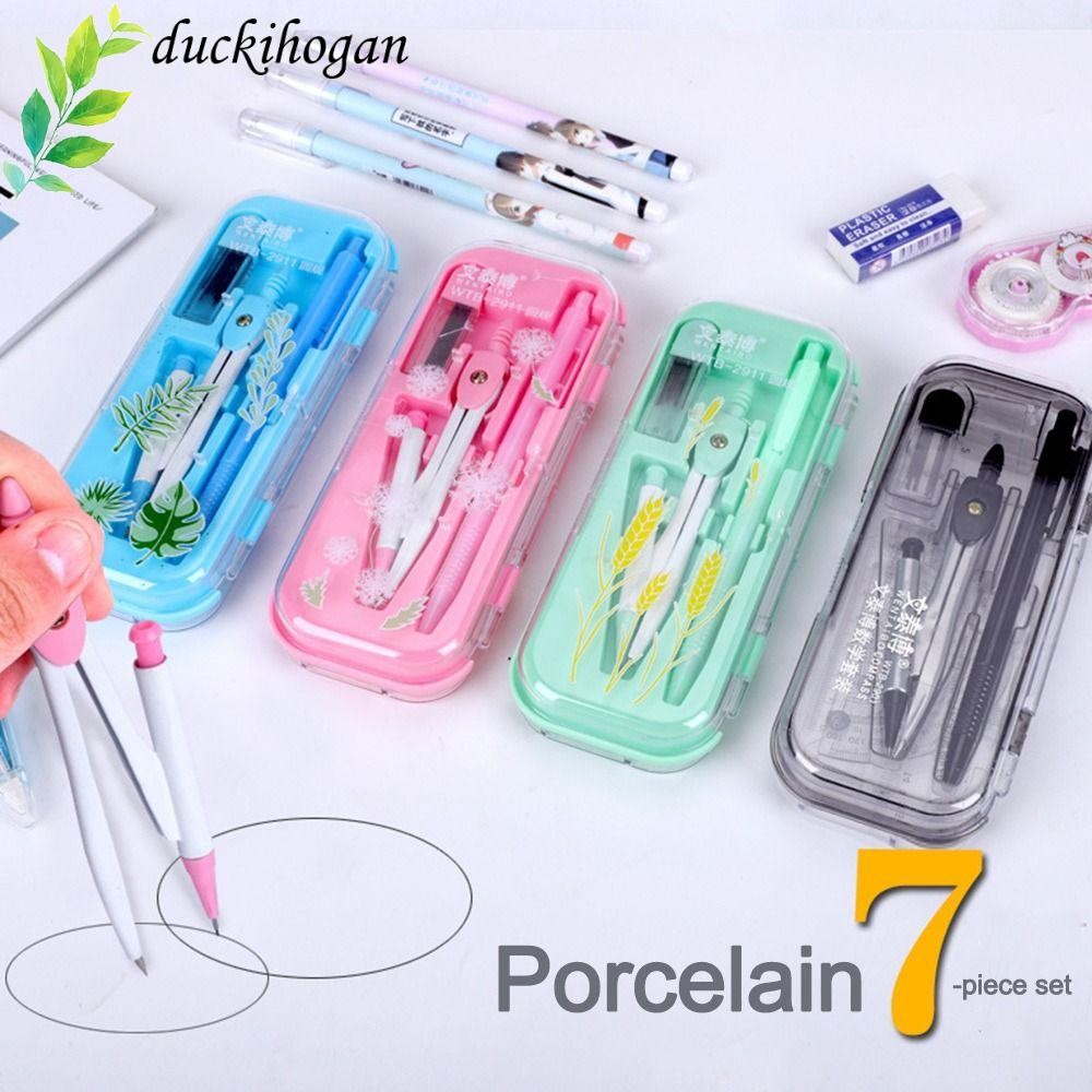 DUCKIHOGAN 7Pcs/Set Compasses Set, Student Drawing Painting ...