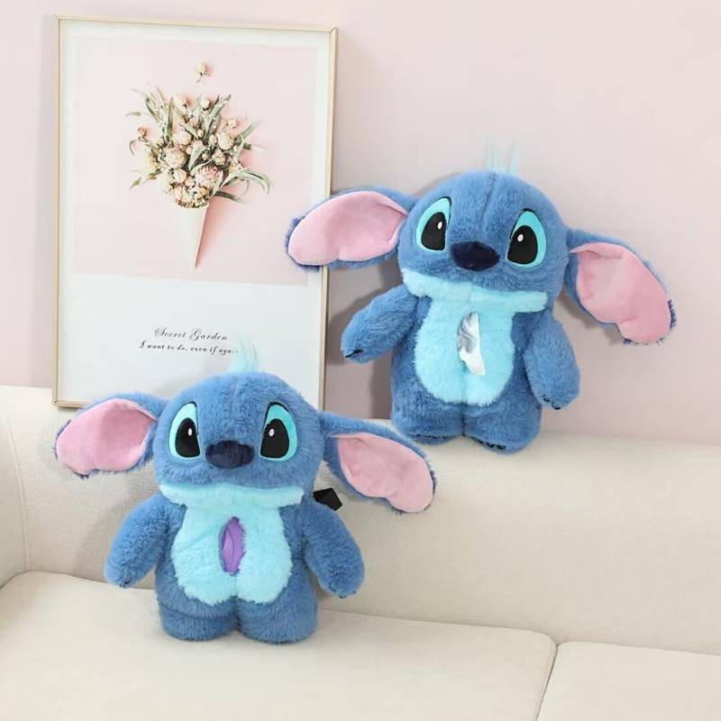 Cute Cartoon Tissue Box Stitch Car Tissue Box Plush Car Seat Back ...